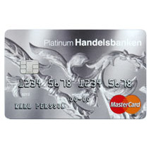 Handelsbanken Platinum, se omöme här, exklusivt kreditkort med låg ränta
