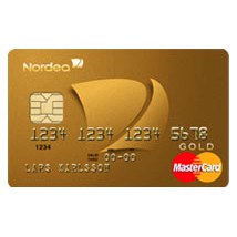 Nordea Gold Kreditkort, maxkredit på 100 000 kr, 55 räntefria dagar, 9.20%
